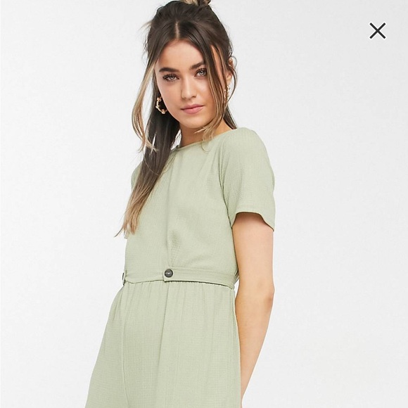 ASOS | Pants & Jumpsuits | Asos Design Button Detailed Jumpsuit In ...